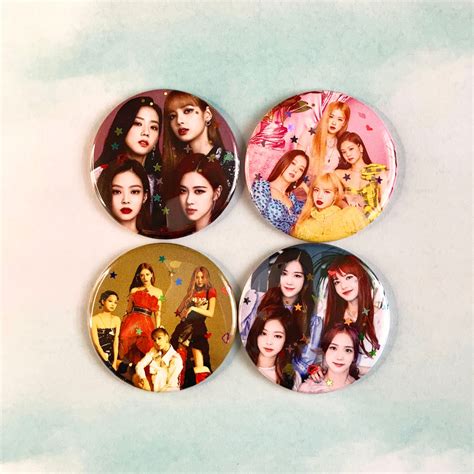Kpop Blackpink Merch Kpop Pins Positive Pins Blackpink Pin