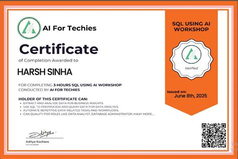 🚀 Leveling Up With Ai Sql Harsh Sinha