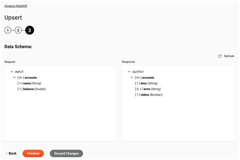 Amazon Redshift Upsert Activity