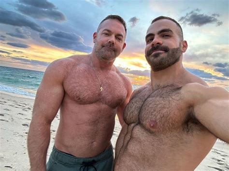 Image Tagged With Gaycouple Gay Couple Hairychest Hairytwosome On
