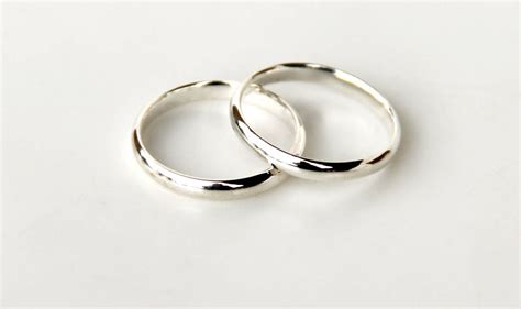 Ring Sterling Silver 3mm Band Half Round Comfort Fit Size Etsy