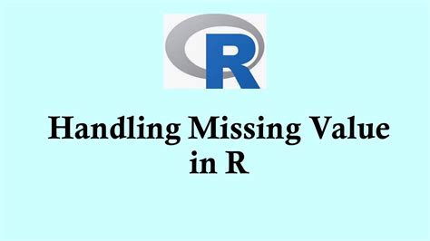 R Programming For Beginners Handling Missing Values Rprogramming Youtube