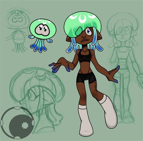 Splatoon Jellyfish Oc By Socallart On Deviantart