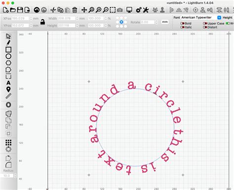 How To Wrap Text Around A Circle In Lightburn