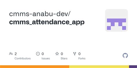 Github Cmms Anabu Devcmmsattendanceapp