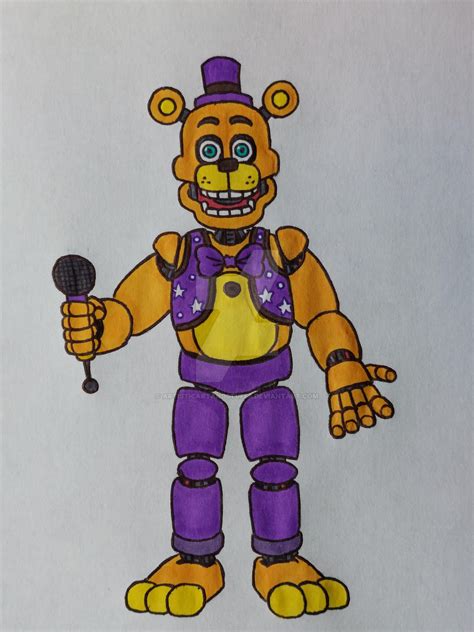 Fredbear Animatronic [fazbear Legacy] By Artisticartandstuffs On