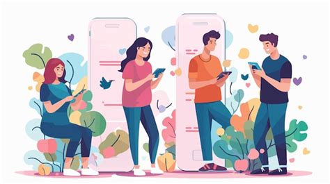 Understanding Smartphone Addiction And Social Media Dependency Concept