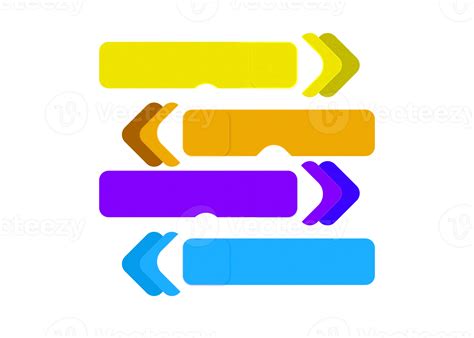 Four Steps Colorful Object For Infographic Template 12375867 Png