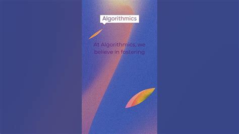 algorithmics a global learning experience youtube