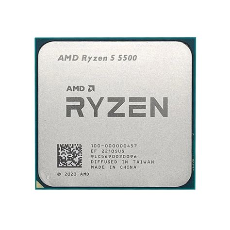 Amd Ryzen 5 5500 Cpu Amd4 Socket Oem Without Cooler