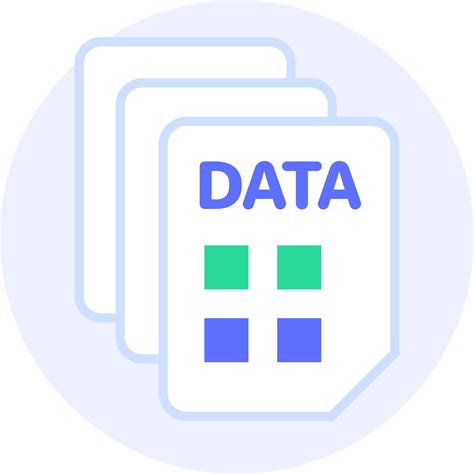 Data Collection Modern Icon Clipart Illustration 35998856 Png