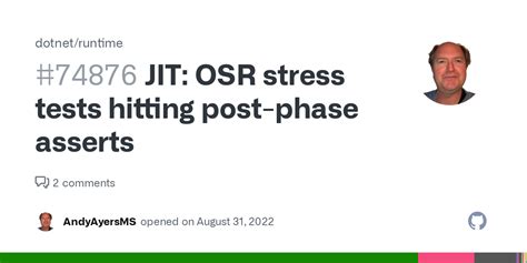 Jit Osr Stress Tests Hitting Post Phase Asserts Issue Dotnet Runtime Github