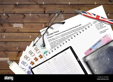 English Form Immigration Clearance To Enter The Uk From Border Force