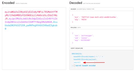 Jwt Authentication Bypass Via Weak Signing Key Portswigger Write Up