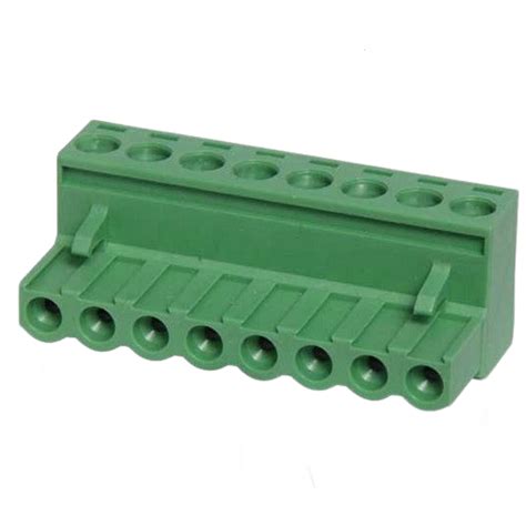 8Pin 5 08mm Pitch Pluggable Female Terminal Block Connector Right Angle