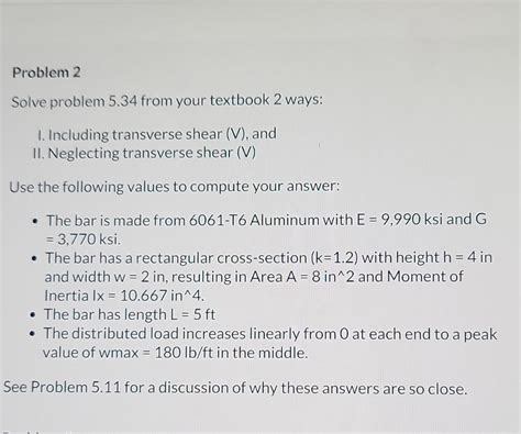 Problem 2 Solve Problem 5 34 From Your Textbook 2