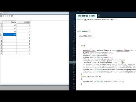 Easymodbus Tcp Ip Modbus Client Test YouTube