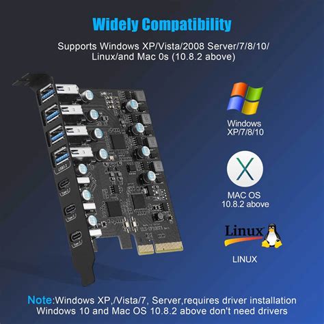 Type C Usb31 Pci E To Usb30 Adapter Card Extension Card Chassis