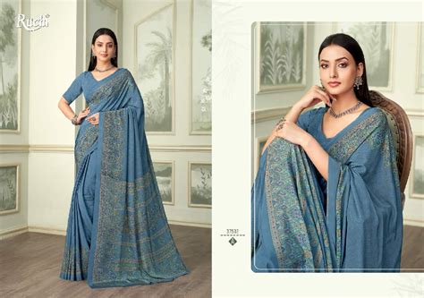 Ruchi Vivanta Silk Vol 37 Silk Crepe Printed Sarees At Best Rate