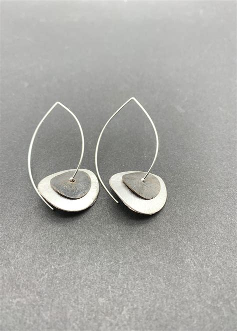 Silber Ohrringe Oxidiert Amberzone