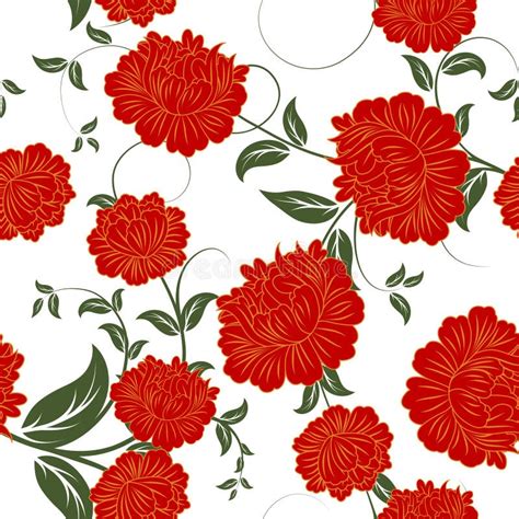 Seamless Floral Background Stock Vector Illustration Of Leafs 11101346