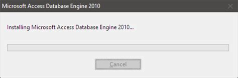 Error You Cannot Install 64 Bit Microsoft Access Database Engine