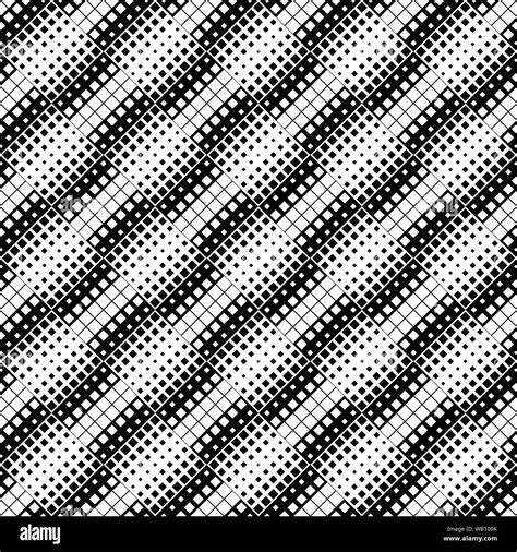 Geometrical Black And White Seamless Square Pattern Background Abstract Monochrome Vector