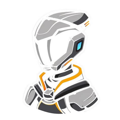 Stylized Futuristic Robot Ready For Action 44772959 Png