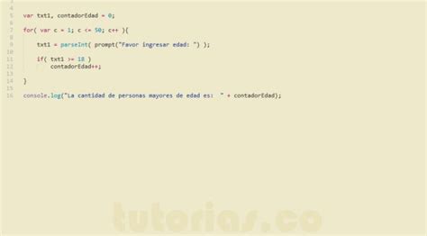 Ciclo For Javascript La Variable Contador