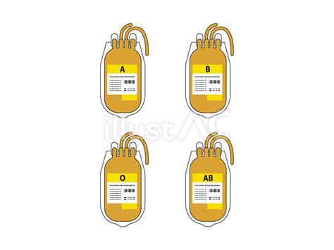 血小板製剤（pc）イラストセットイラスト No 23587465／無料イラスト フリー素材なら「イラストac」