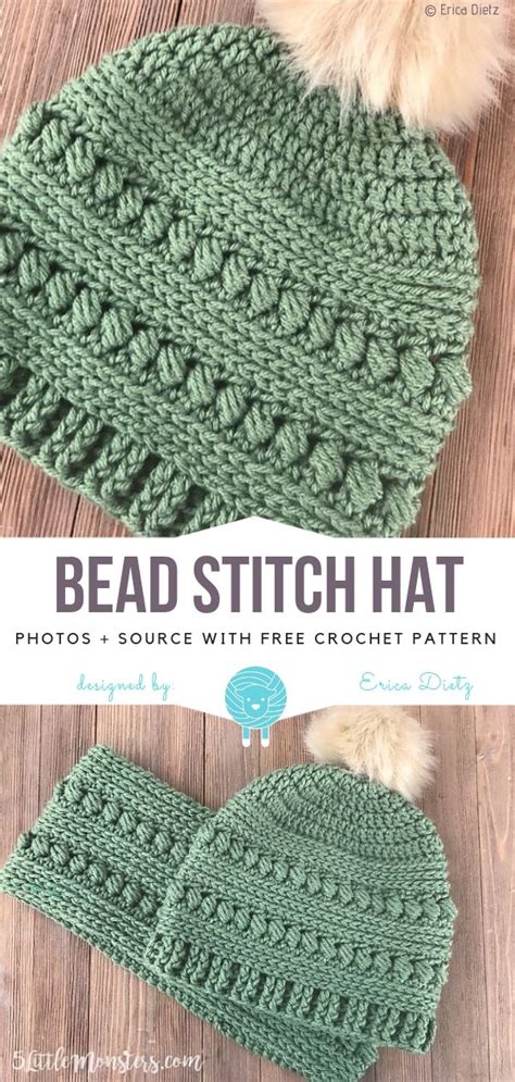 Beautiful Textured Hats Free Crochet Patterns Crochet Beanie Pattern