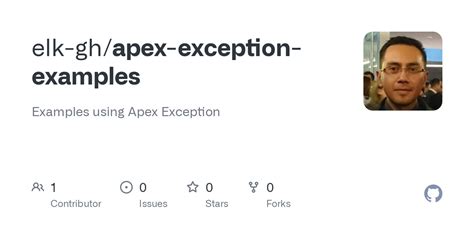 github elk gh apex exception examples examples using apex exception