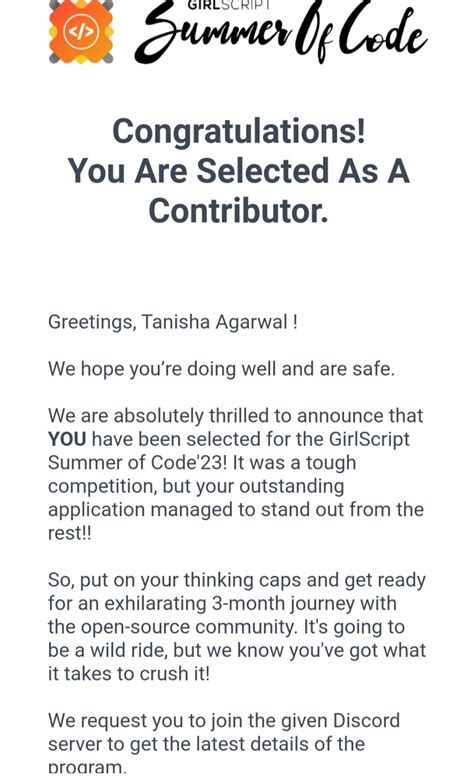 tanisha a on linkedin connections girlscriptsummerofcode