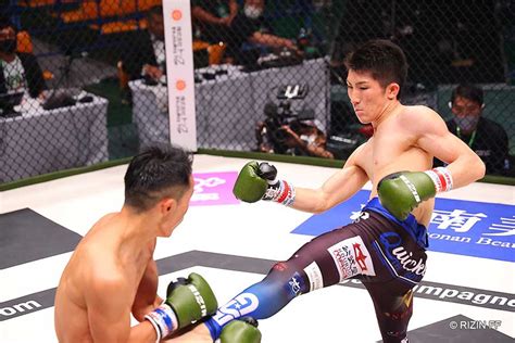 【rizin】ド派手に開幕！ 左ハイキック一閃、39秒tko 佐藤執斗は念願のrizin初勝利 Encount 2