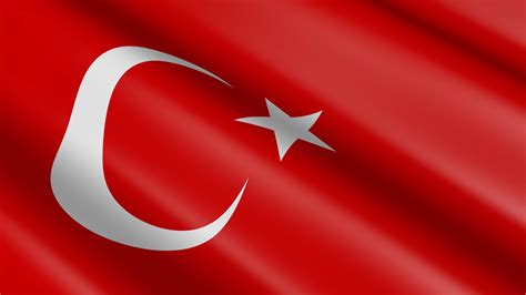 3d Loopable Waving Material Flag Of Turkey 19834111 Stock Video At Vecteezy