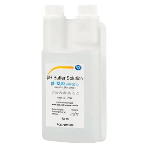 Buffer Solution Pce Ph12 500 Pce Instruments