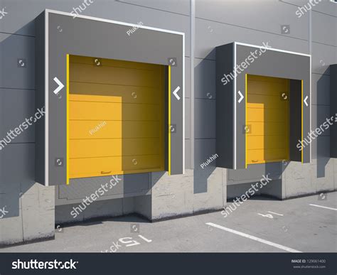 Trucking Loading Dock Warehouse Stock Illustration Shutterstock