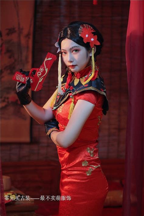 柳柒 在最不卖萌网的cosplay作品第五人格空军寒香舞cos