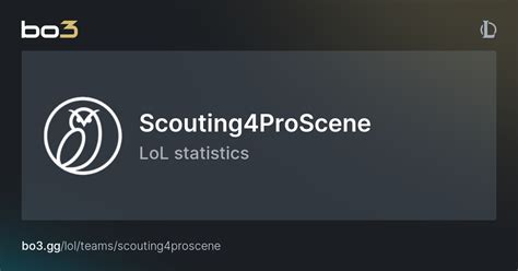 Scouting4proscene Lol Stats Team Standings And Match Statistics