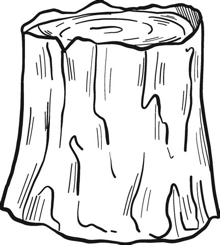Tree Trunkcoloring Page 107761