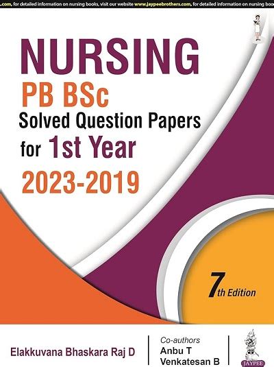 nursing pb bsc solved question papers for 1st year 2023 2019