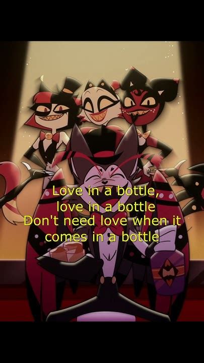 Hazbin Hotel Love In A Bottle Husk And Huskettes Short Song Youtube
