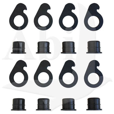 8 Pairs Cap And Lock Set For 9 Lite Or 5 Lite Auto Glass Windshield Ra Abi Auto Parts