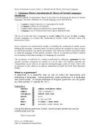 Theory Of Automata Notes Docsity