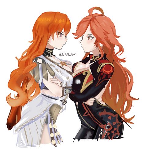 Blaizepascal Augusta Wuthering Waves Mavuika Genshin Impact