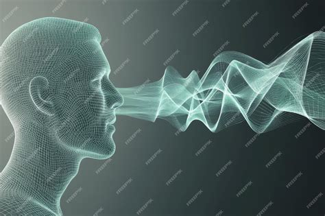 Sensory Cortex Brainwave And Limbic System Two Abstract Heads Connected By Flowing Lines