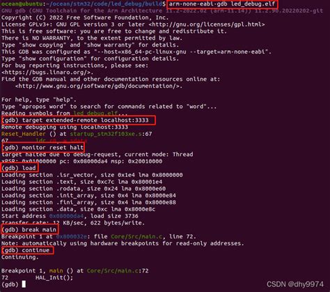 Ubuntu2004 Arm None Eabi Gdb Openocd Stlink调试stm32f103单片机。 Csdn博客