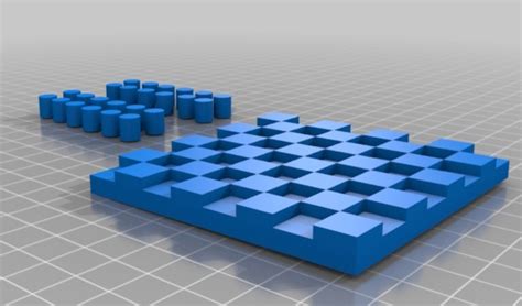 Basic Checkers Board By Griffin Makerworld