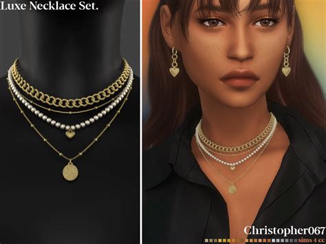 Luxe Necklace Gallery The Sims 4 Create A Sim Curseforge