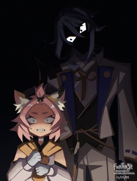 Kamisato Ayato And Diona Genshin Impact Drawn By Furansy Danbooru